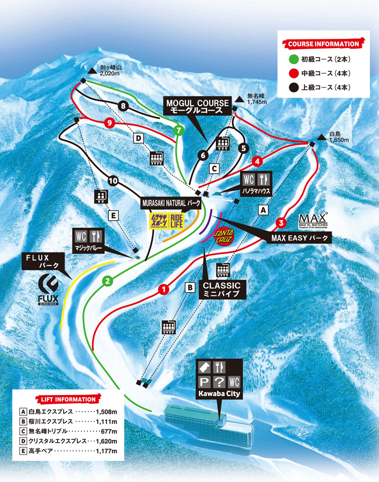 Kawaba | Kawaba Village | Gunma | Japan | Ski and snowboard resorts in ...